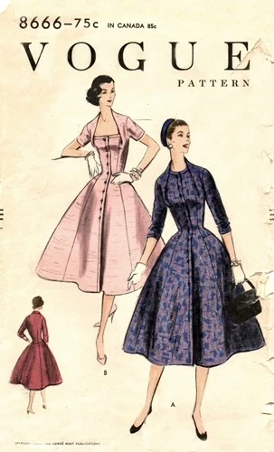 Vogue 8666 | Vintage Sewing Patterns | Fandom