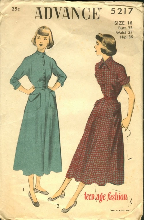 Advance 5217 | Vintage Sewing Patterns | Fandom