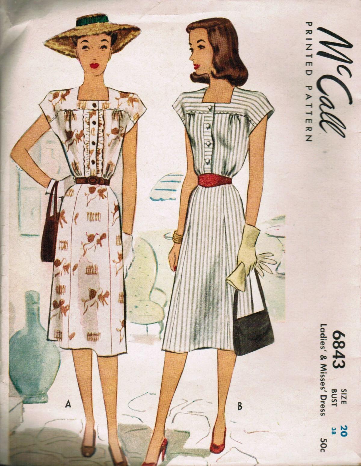 McCall 6843 | Vintage Sewing Patterns | Fandom