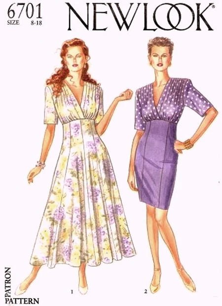 New Look 6701 | Vintage Sewing Patterns | Fandom