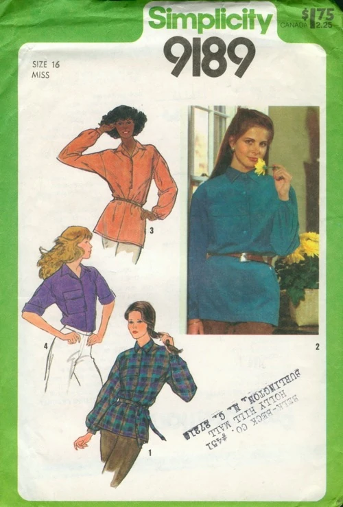 Simplicity 9189 | Vintage Sewing Patterns | Fandom