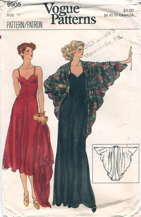 Vogue 9905 | Vintage Sewing Patterns | Fandom