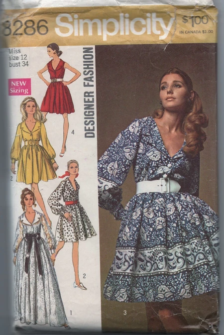 Simplicity 8286 | Vintage Sewing Patterns | Fandom
