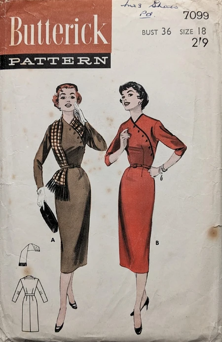 Butterick 7099 | Vintage Sewing Patterns | Fandom