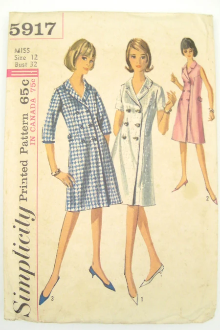 Simplicity 5917 A | Vintage Sewing Patterns | Fandom