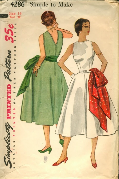 Simplicity 4286 | Vintage Sewing Patterns | Fandom