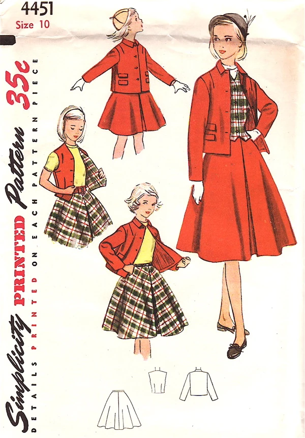 Simplicity 4451 | Vintage Sewing Patterns | Fandom