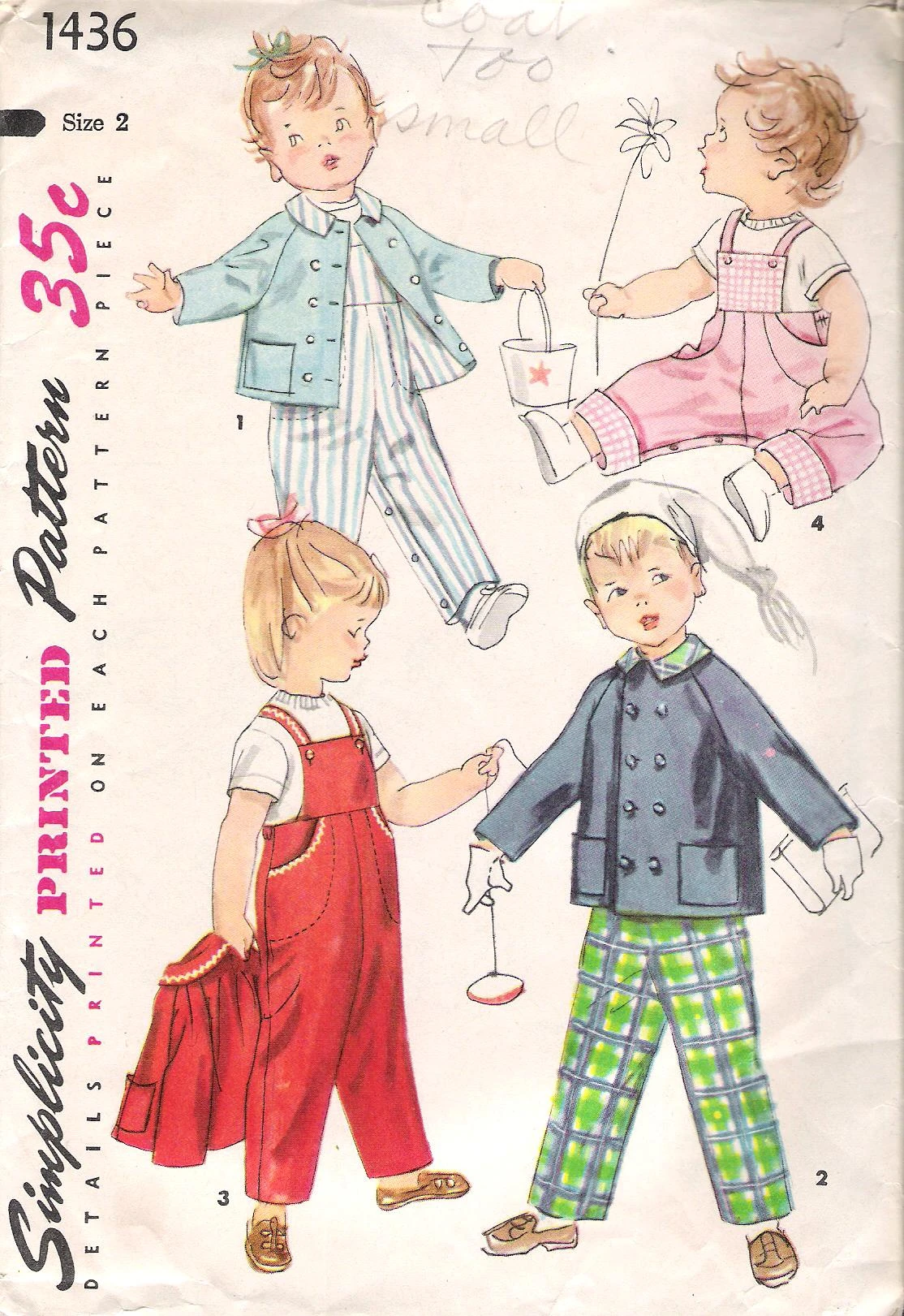 Simplicity 1436 A | Vintage Sewing Patterns | Fandom