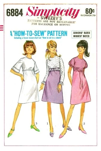 Simplicity 6884 B | Vintage Sewing Patterns | Fandom