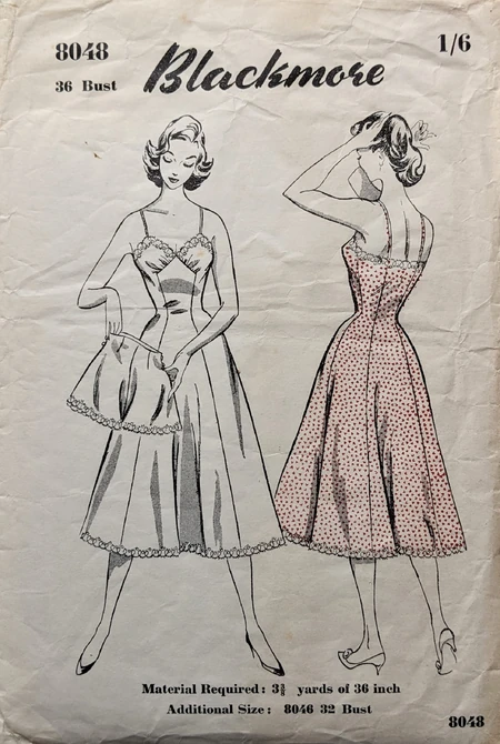 Blackmore 8048 | Vintage Sewing Patterns | Fandom
