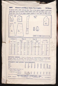 Butterick 2694 A | Vintage Sewing Patterns | Fandom