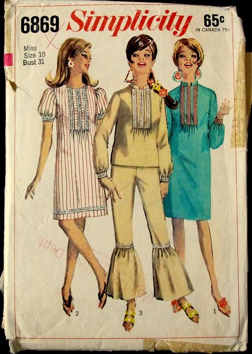 Simplicity 6869 A | Vintage Sewing Patterns | Fandom