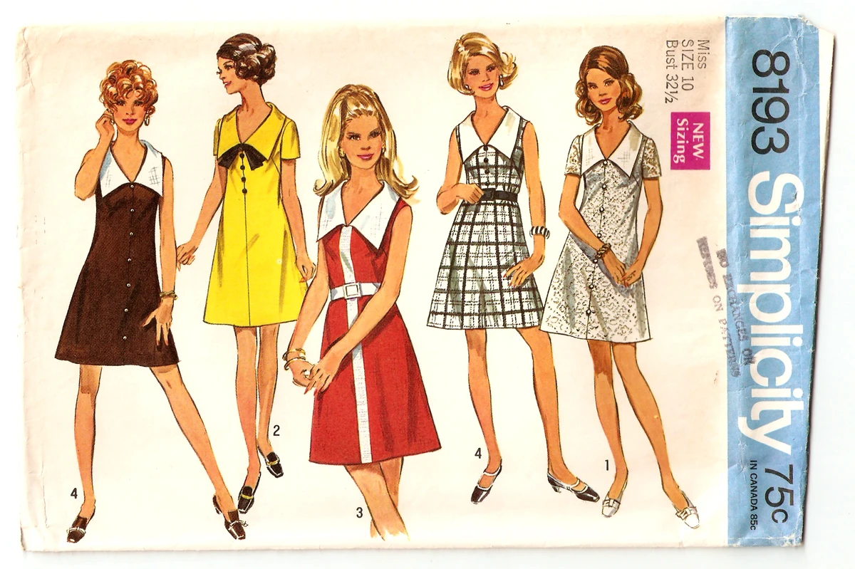 Simplicity 8193 | Vintage Sewing Patterns | Fandom