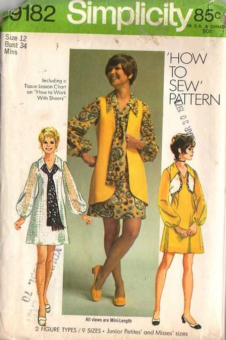Simplicity 9182 | Vintage Sewing Patterns | Fandom