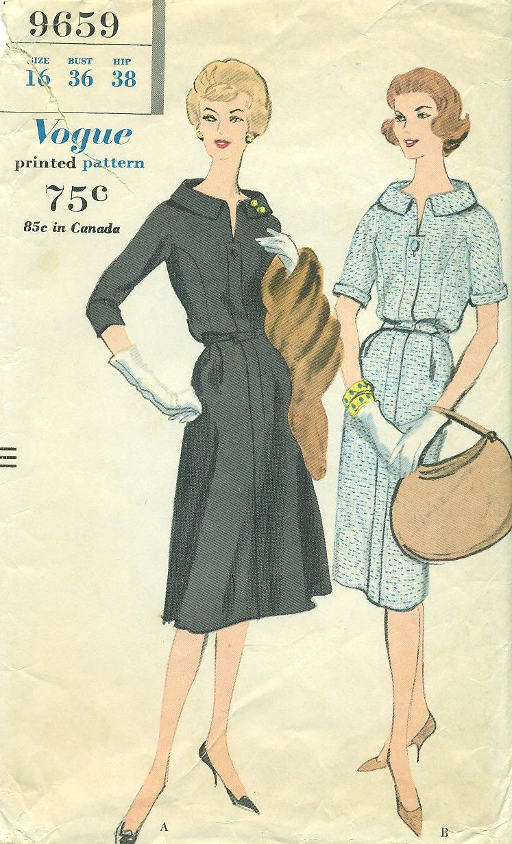 Vogue 9659 A | Vintage Sewing Patterns | Fandom