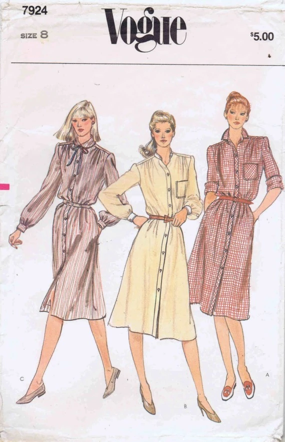 Vogue 7924 A | Vintage Sewing Patterns | Fandom