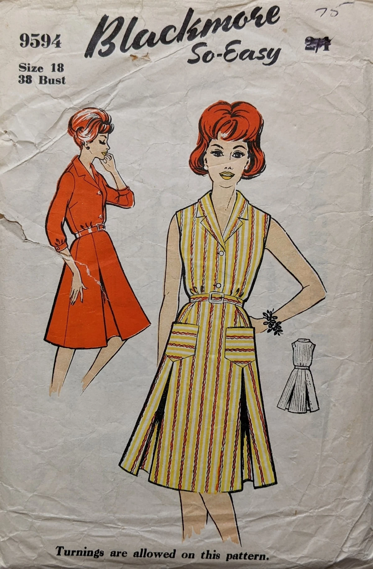 Blackmore 9594 | Vintage Sewing Patterns | Fandom