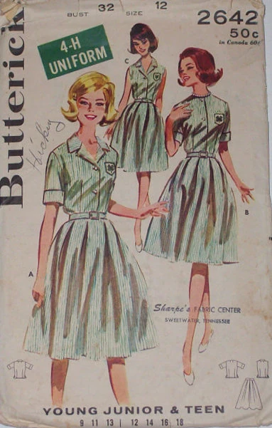 Butterick 2642 A | Vintage Sewing Patterns | Fandom