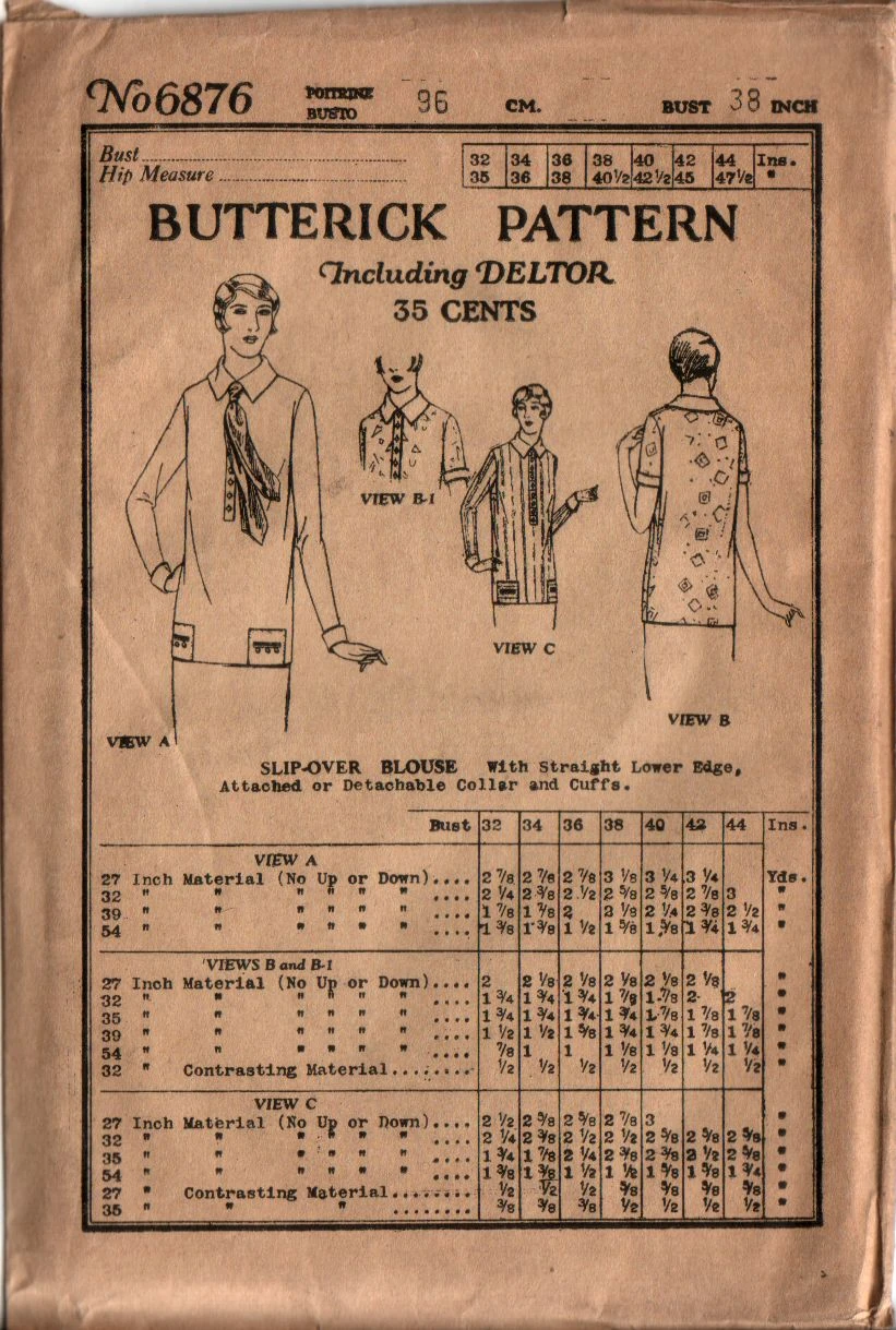 Butterick 6876 A | Vintage Sewing Patterns | Fandom