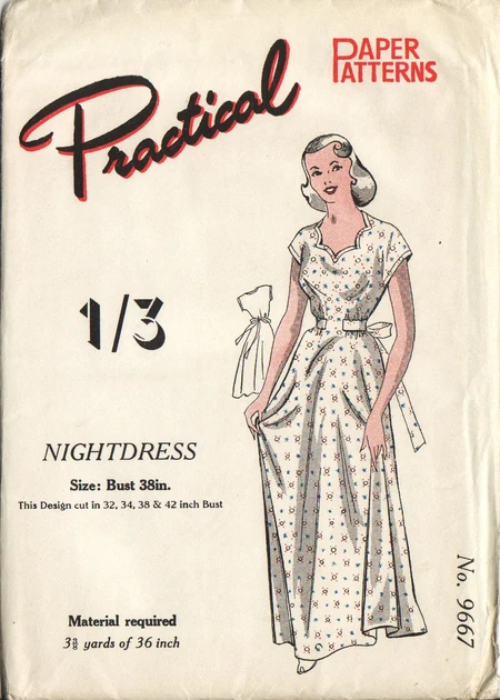Practical 9667 | Vintage Sewing Patterns | Fandom