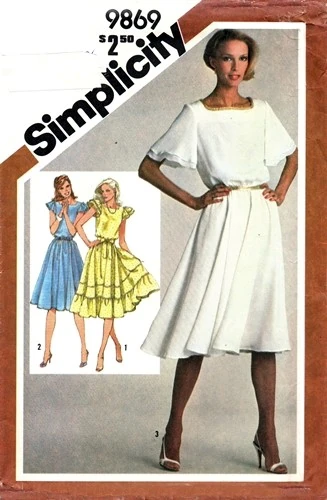 Simplicity 9869 A | Vintage Sewing Patterns | Fandom