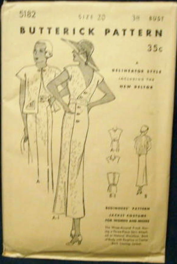 Butterick 5182 | Vintage Sewing Patterns | Fandom