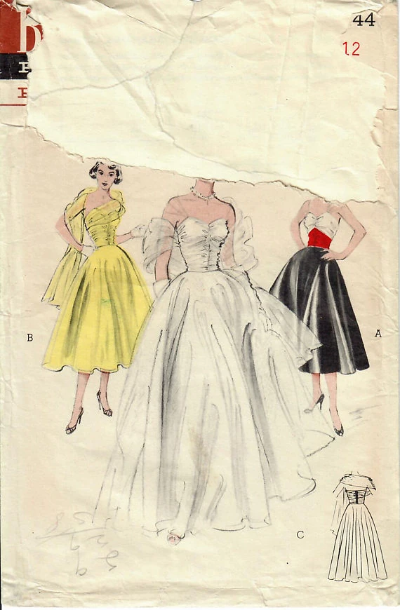 Butterick 6444 B | Vintage Sewing Patterns | Fandom