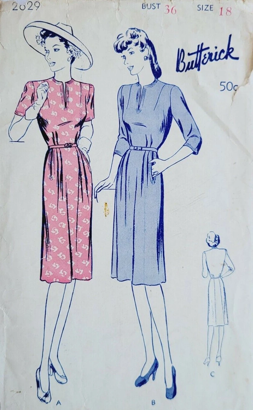 Butterick 2629 A | Vintage Sewing Patterns | Fandom