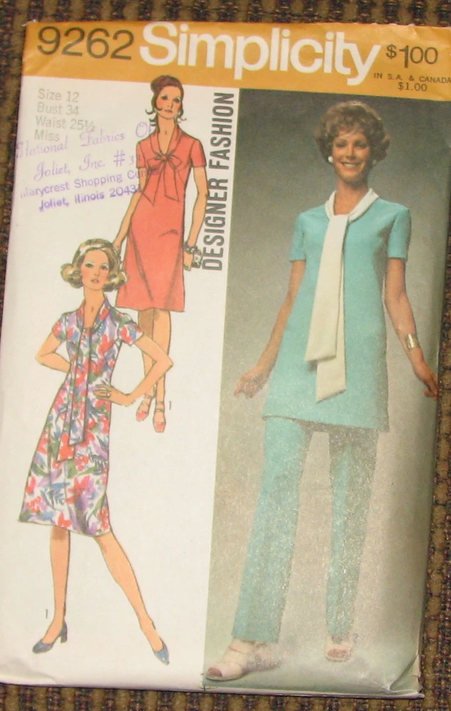 Simplicity 9262 | Vintage Sewing Patterns | Fandom