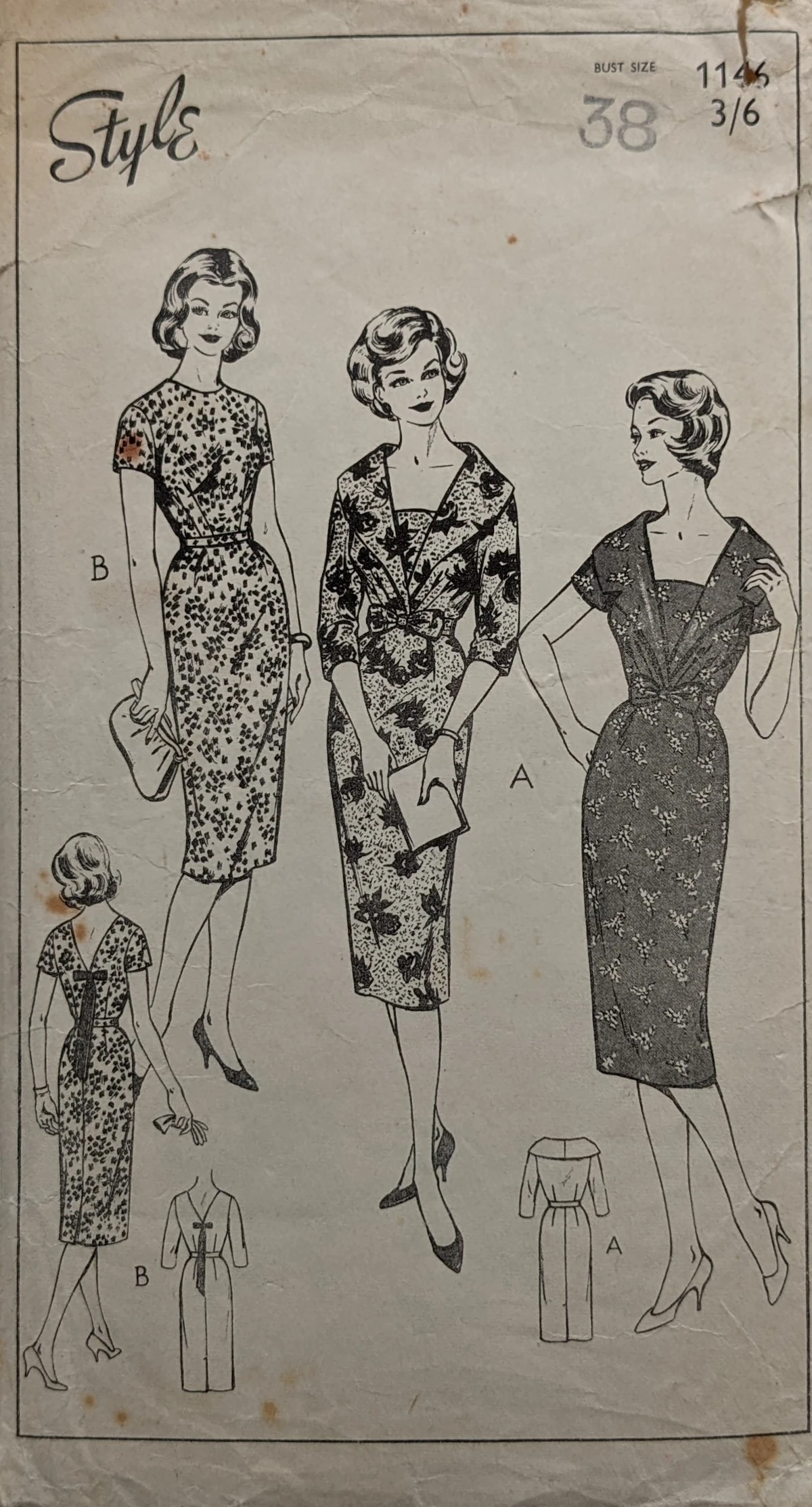 Style 1146 A | Vintage Sewing Patterns | Fandom