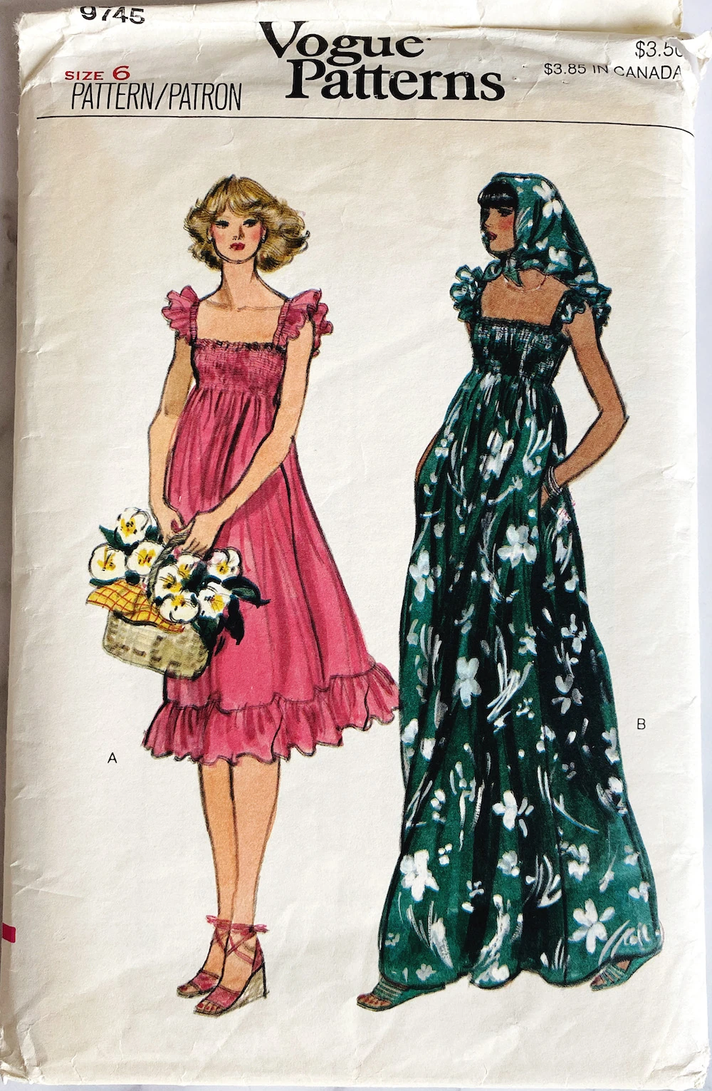 Vogue 9745 | Vintage Sewing Patterns | Fandom