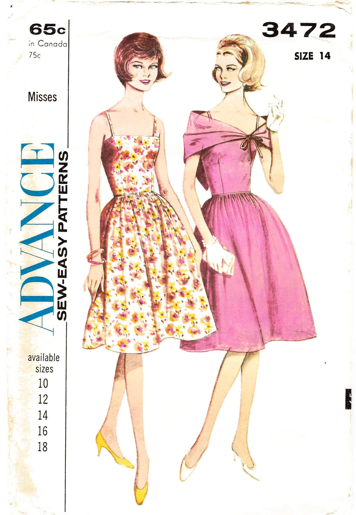 Advance 3472 | Vintage Sewing Patterns | Fandom