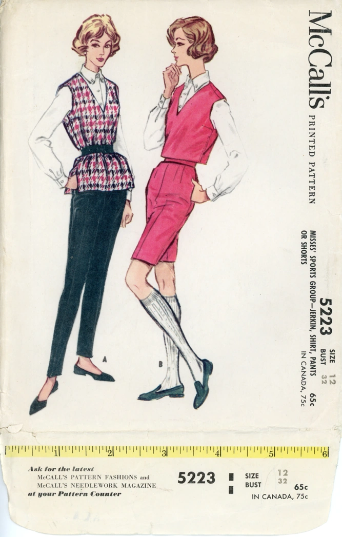 McCall's 5223 A | Vintage Sewing Patterns | Fandom