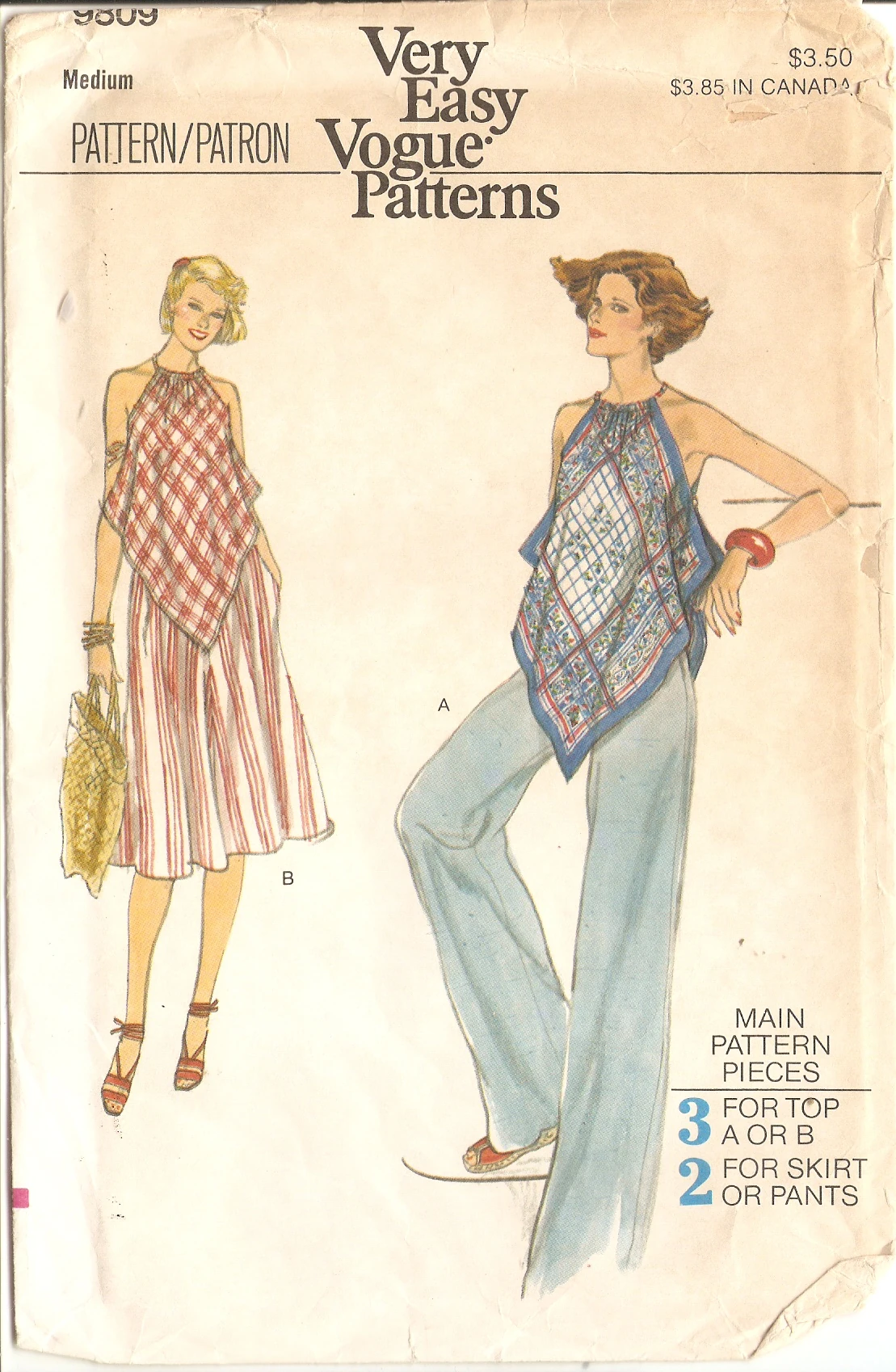 Vogue 9809 A | Vintage Sewing Patterns | Fandom