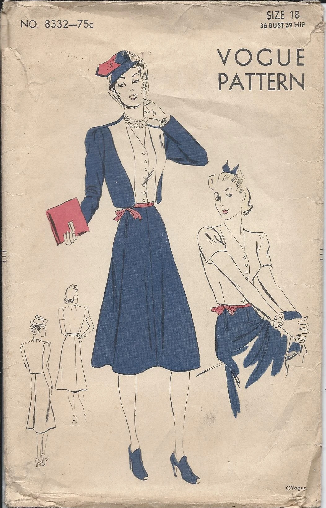 Vogue 8332 B | Vintage Sewing Patterns | Fandom