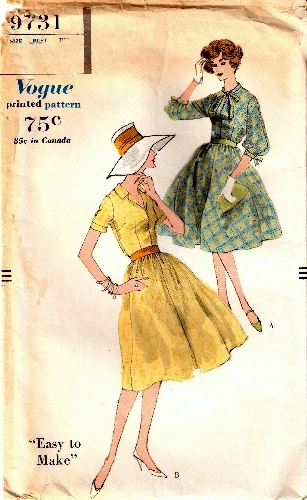 Vogue 9731 | Vintage Sewing Patterns | Fandom