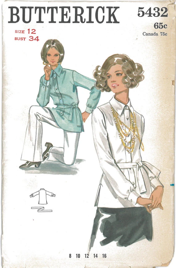 Butterick 5432 A | Vintage Sewing Patterns | Fandom