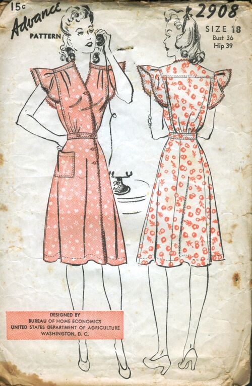 Advance 2908 | Vintage Sewing Patterns | Fandom