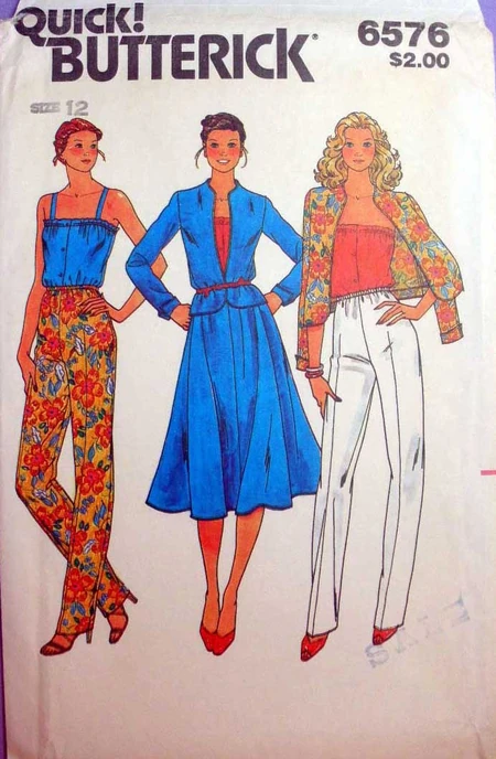 Butterick 6576 C | Vintage Sewing Patterns | Fandom