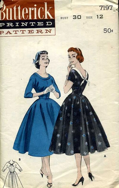 Butterick 7197 | Vintage Sewing Patterns | Fandom