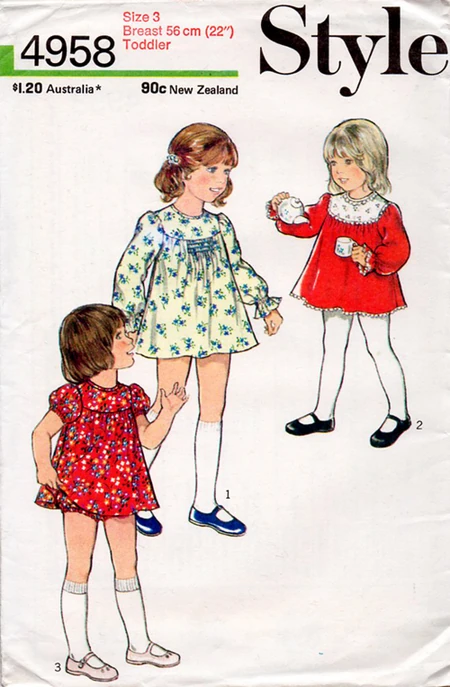 Style 4958 | Vintage Sewing Patterns | Fandom