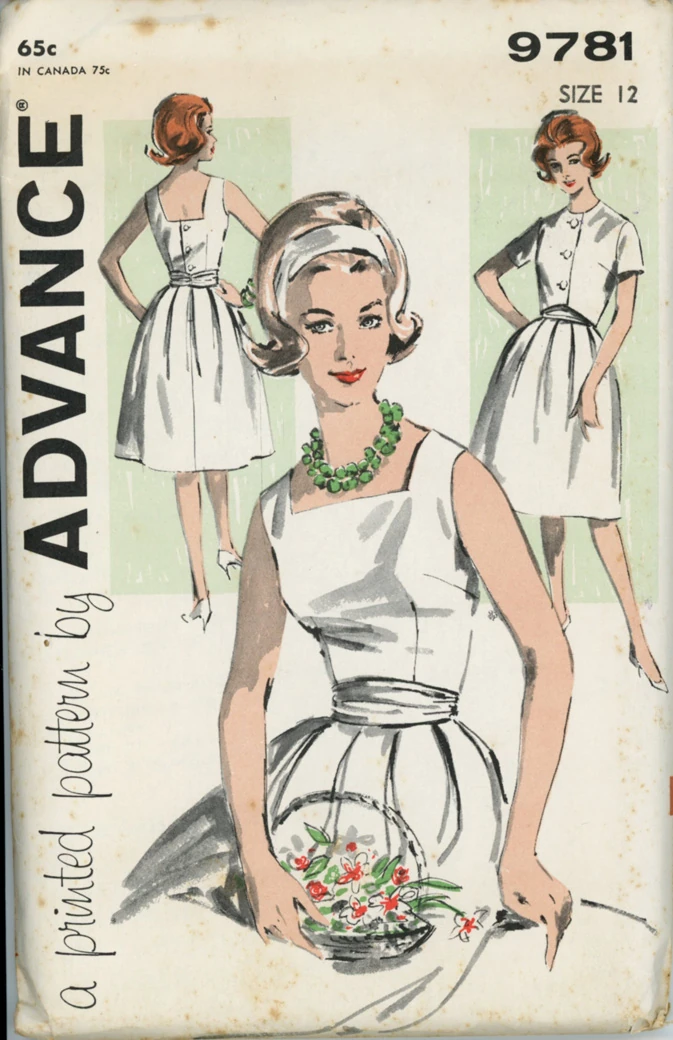Advance 9781 | Vintage Sewing Patterns | Fandom