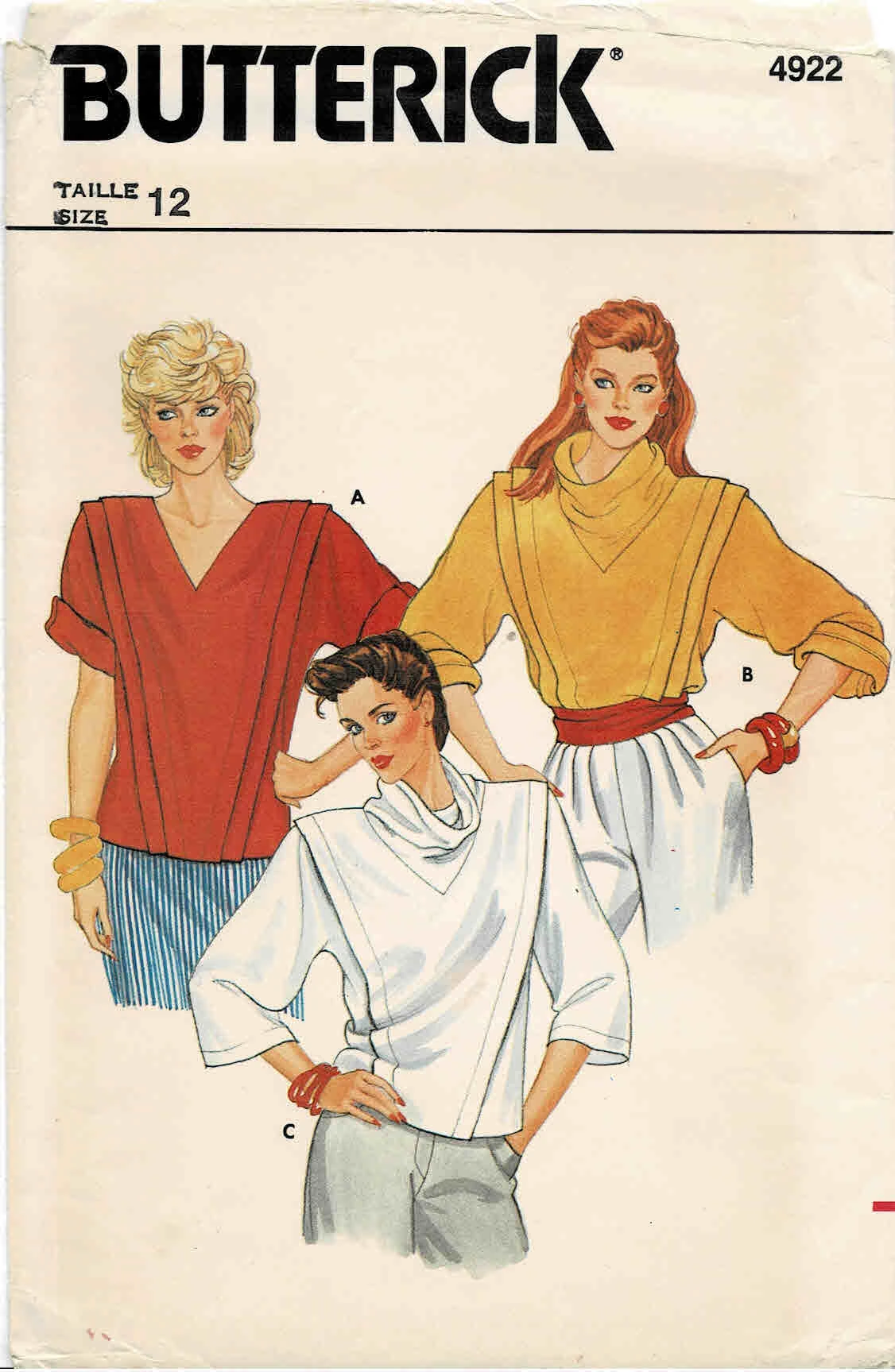 Butterick 4922 B | Vintage Sewing Patterns | Fandom