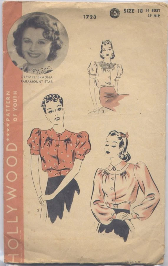 Hollywood 1723 | Vintage Sewing Patterns | Fandom