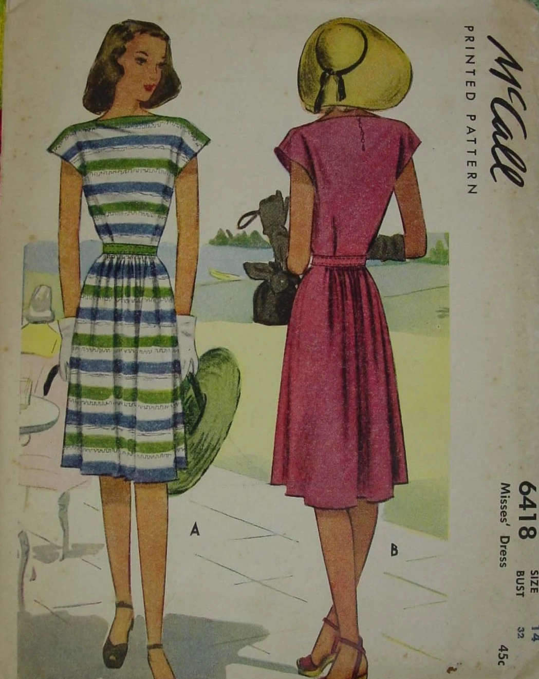 McCall 6418 | Vintage Sewing Patterns | Fandom