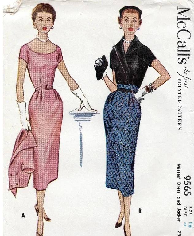 McCall's 9565 B | Vintage Sewing Patterns | Fandom