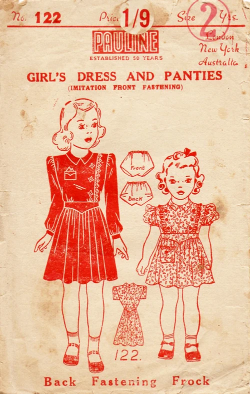 Pauline 122 | Vintage Sewing Patterns | Fandom