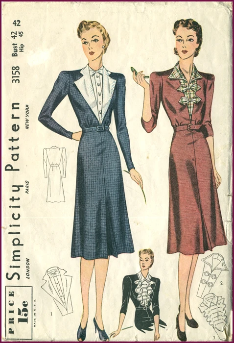 Simplicity 3158 B | Vintage Sewing Patterns | Fandom