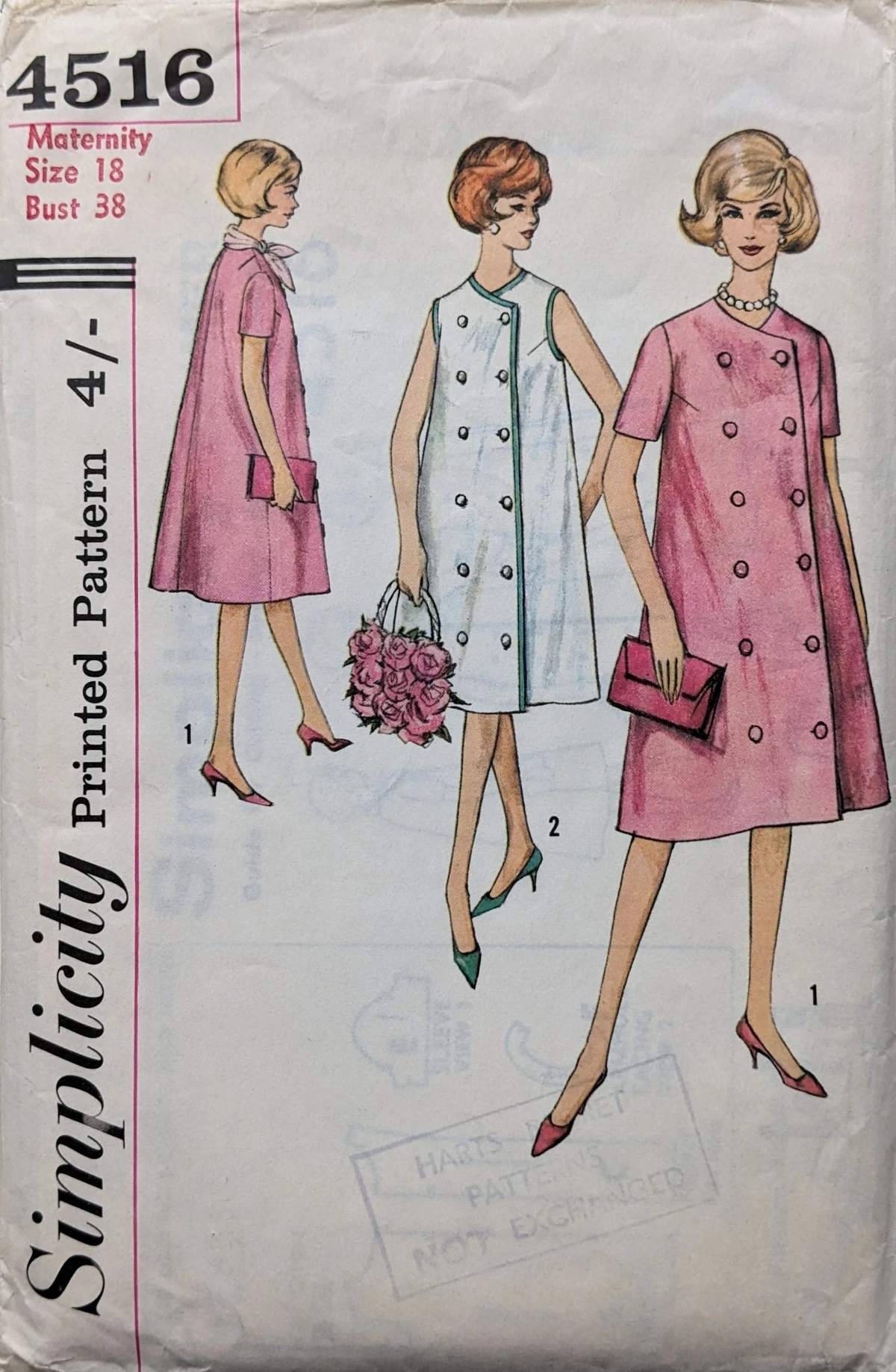 Simplicity 4516 A | Vintage Sewing Patterns | Fandom