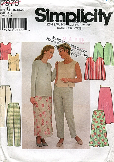Simplicity 7970 B | Vintage Sewing Patterns | Fandom